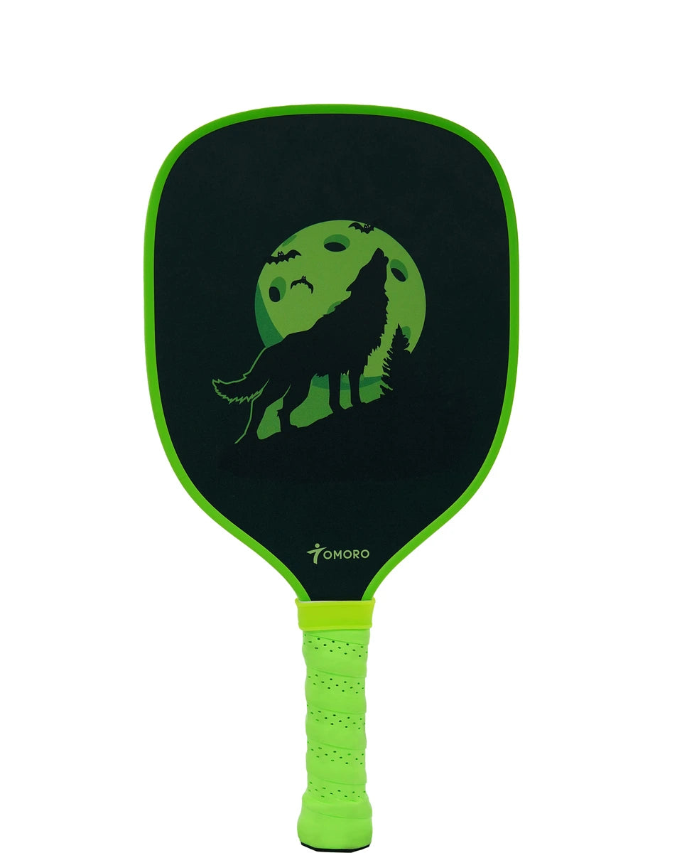 Fiberglass 11mm Pickleball Paddle Lunar Wolf | TOMORO
